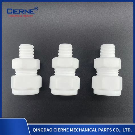Joint PTFE Corrosion Resistance Through The Middle Of The Sleeve PTFE Connector And Connector