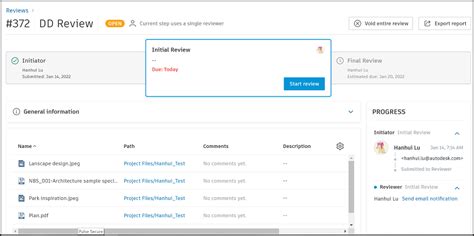 review and approve files