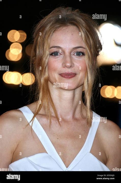 Us Actress Heather Graham Arriving On The Red Carpet Before The