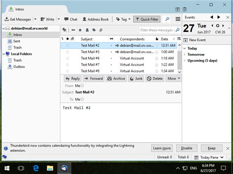 debian 9 stretch mail server clients setting server world