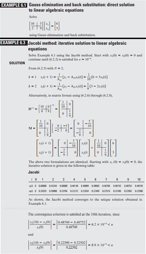Solved Ple 61 Gauss Elimination And Back Substitution