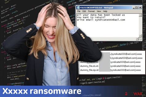 Remove Xxxxx Ransomware Decryption Methods Included Removal Guide