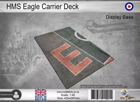 Coastal Kit Diorama Base 148 Hms Eagle Deck 420mmx297mm 6495