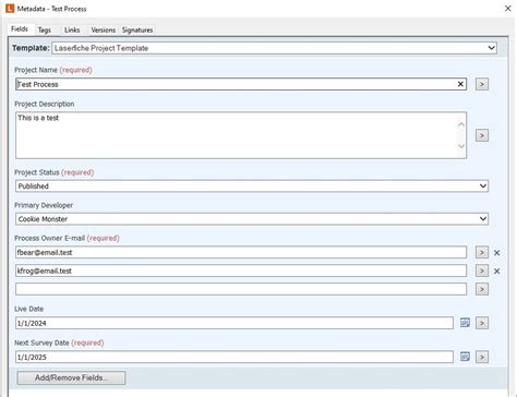 Laserfiche Process Review