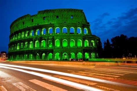 Il Colosseo Tra I Monumenti Che Si Tingeranno Di Verde Per S Patrizio