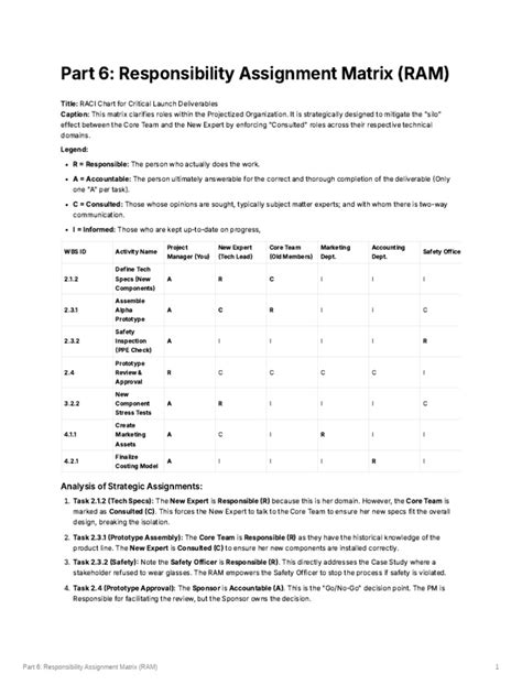 Part6responsibilityassignmentmatrixram Pdf