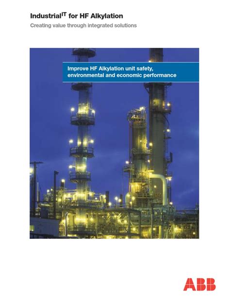 Hf Alkylation Solution Oil Refinery Chemical Process Engineering
