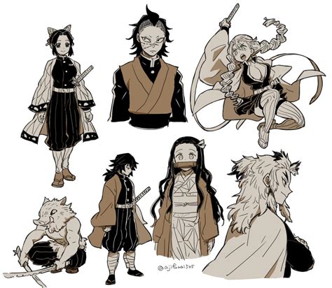 Kamado Nezuko Kochou Shinobu Kanroji Mitsuri Rengoku Kyoujurou