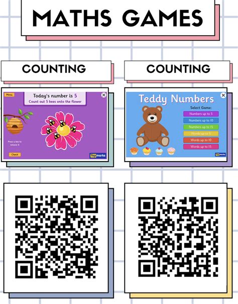 Maths Games Qr Codes Teaching Resources