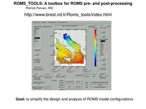 ppt roms tools a toolbox for roms pre and post processing