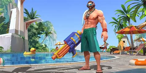 Pool Party Graves Splash Art