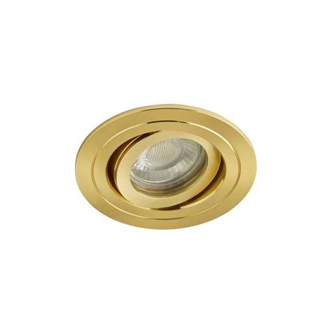 Forum Lighting Cali Downlight Gu10 35w Satin Brass Ip65