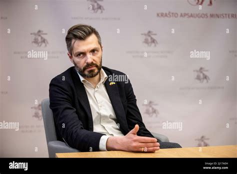Lithuanian Deputy Minister Of Defense Margiris Abukevicius Photo Christine Olsson Tt Code