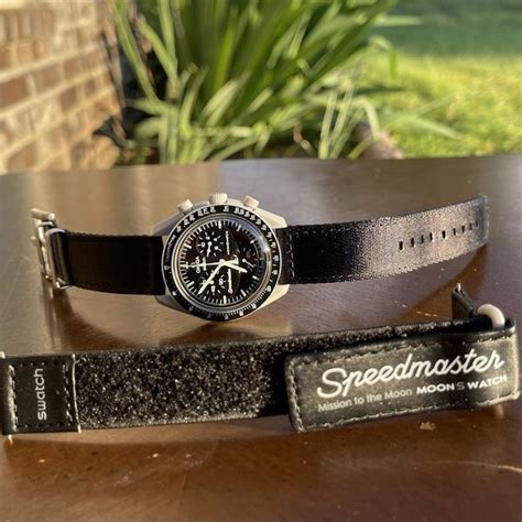 Premium Strap For Swatch Moonswatch W Sample Watch Model 20mm Nylon Watchcharts Marketplace