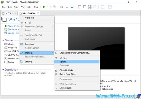 Export And Import Vmware Esxi 70 And 67 Virtual Machines In Vmware