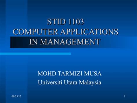 Stid Ppt