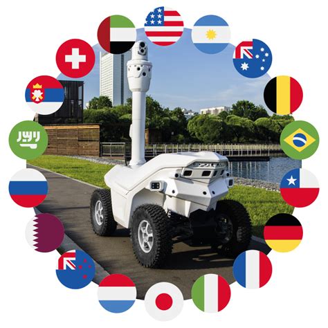 Security Robots Outdoor Patrolling Video And Thermal Surveillance For Security Service Companies