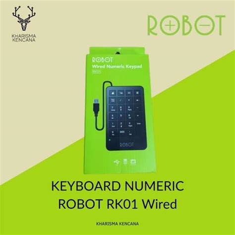 Jual Keyboard Numeric Robot Rk01 Wired Kota Malang Kharismakencana