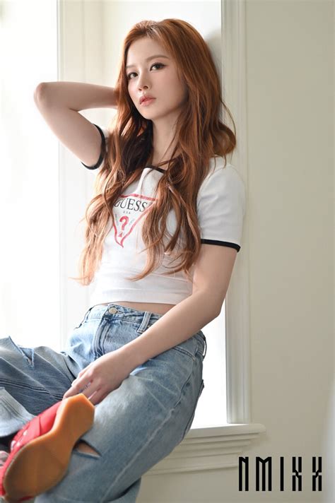 Nmixx Guess Advertisement Shoot Behind Sullyoon Kpopping