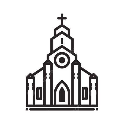 Church Icon Spirituality Jesus Pray Vector Spirituality Jesus Pray