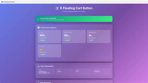 K Floating Cart Button Floating Cart Button Shopify App Store