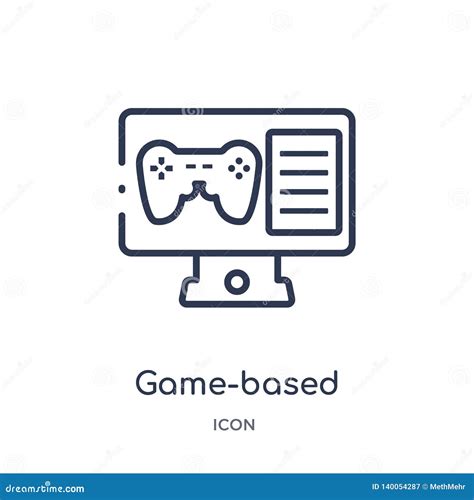 Linear Asynchronous Learning Icon From Elearning And Education Outline Collection Thin Line