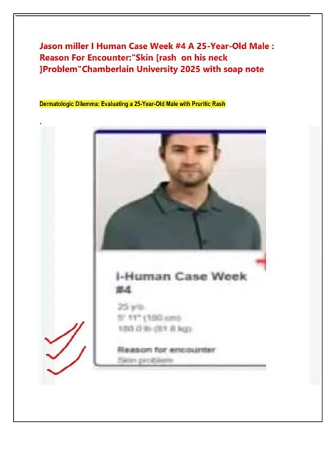 Rash And Skin Lesions Evaluation I Human Case Week 4 Stuvia Us