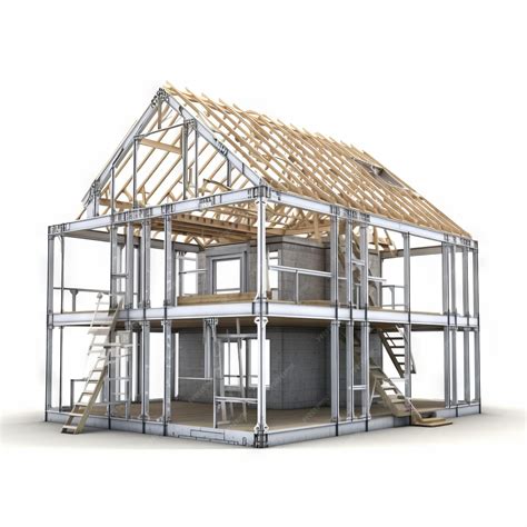 Premium Ai Image Structural Framing D Rendering Of The Structural