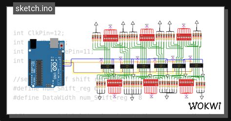 Keyboard With 74hc165 Wokwi Esp32 Stm32 Arduino Simulator