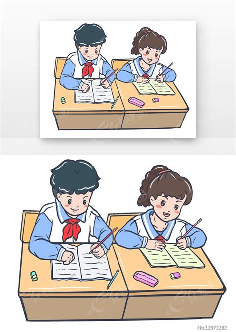 小学生认真做功课图片下载红动中国