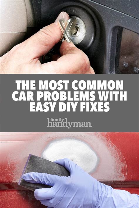 The Most Common Car Problems (and How to Fix Them Yourself) | Car rust repair, Car maintenance ...