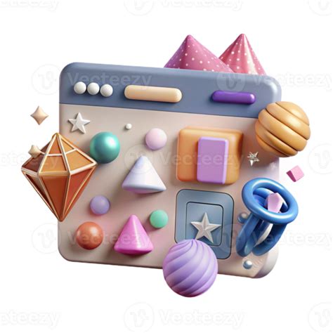 Vibrant Traditional Web Design Ui Components Isolated For Website