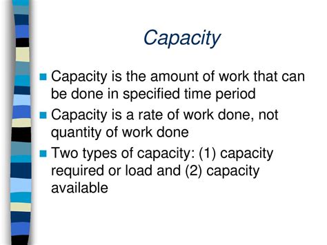 Capacity Planning Ppt Download