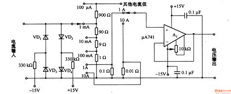Current Voltage Conversion Circuit Composed Of μa741 Basic Circuit Circuit Diagram