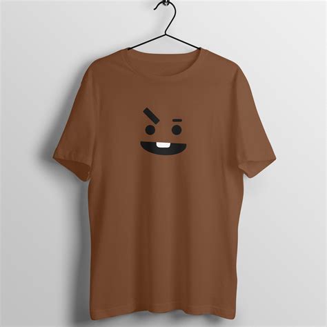 Bts Bt21 Shooky Regular Fit Tshirt Kpop Merch India The Moonlight Store