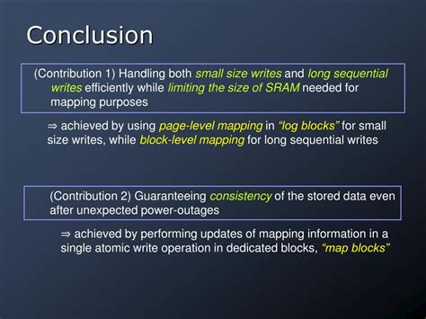 Ppt A Space Efficient Flash Translation Layer For Compactflash Systems Powerpoint Presentation