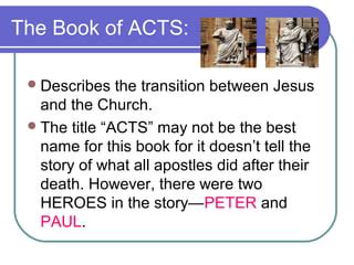 Facts Of Acts Ppt
