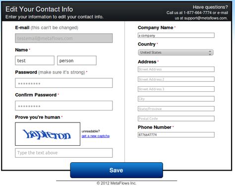account management the metaflows security system documentation