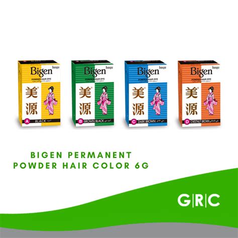 Bigen Permanent Powder Hair Dye 6g Lazada Ph