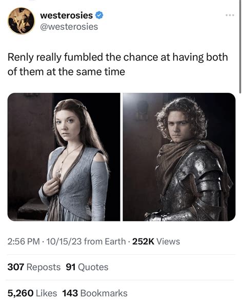 Game Of Thrones Does Explore Sexuality Rgatekeepingyuri