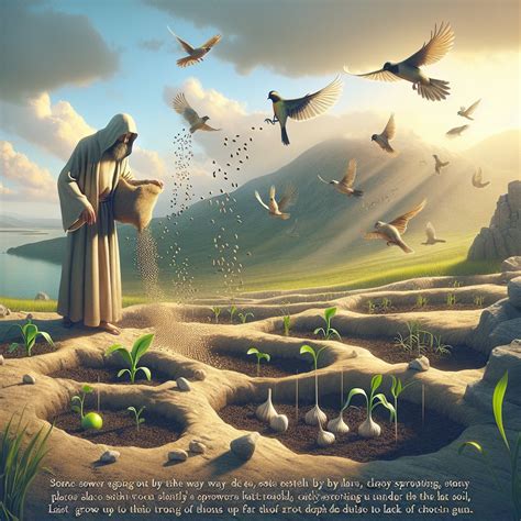 Matthew 13 3 9 Artwork Bible Art