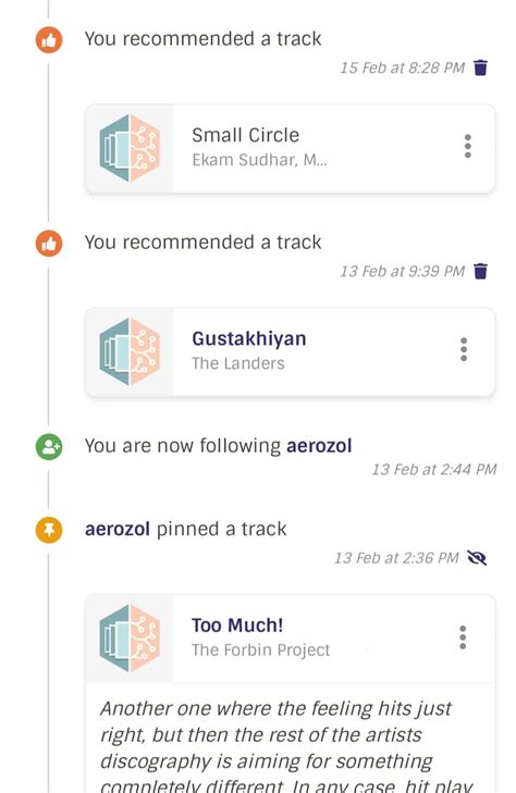 Gsoc 2023 Feed Section In Android App Gsoc Applications Metabrainz