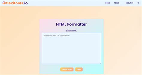 Free Html Formatter Tool 2025 Online