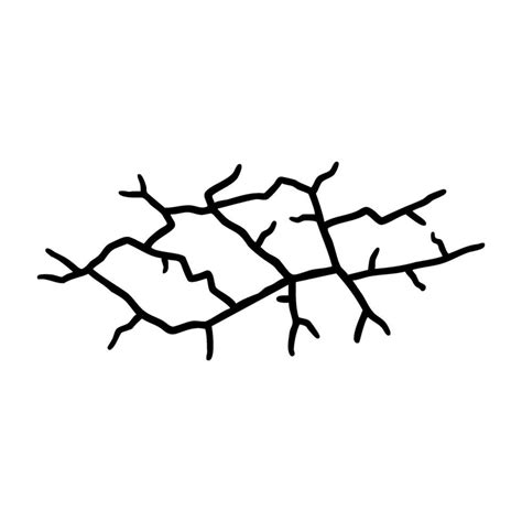 Abstract Line Art Of Branching Root Structure 68557514 Vector Art At