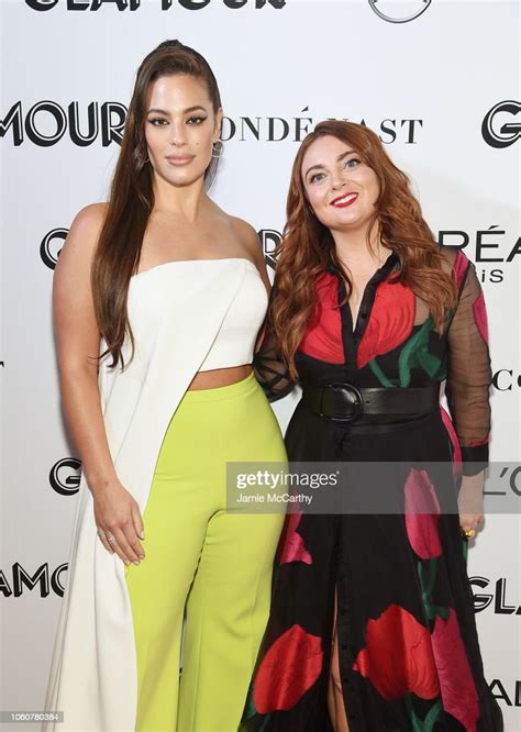 Ashley Graham And Glamour Editor In Chief Samantha Barry Attends The