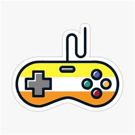 Maverique Pride Joypad Sticker For Sale By Anxiousgeek Redbubble