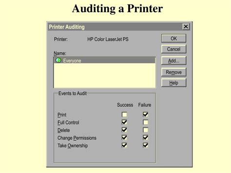 Ppt Nt File System Security And Auditing Powerpoint Presentation Id