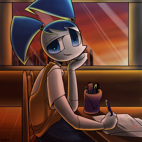 Jenny At School My Life As A Teenage Robot Know Your Meme