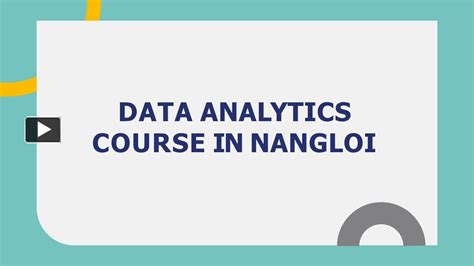 Ppt Data Analytics Course In Nangloi Powerpoint Presentation Free