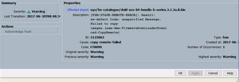 Faild To Transfer Firmware File UCSM Cisco Community